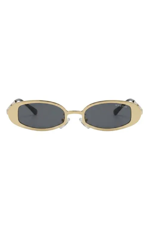FIFTH & NINTH Sable 51mm Oval Sunglasses - Gold/black