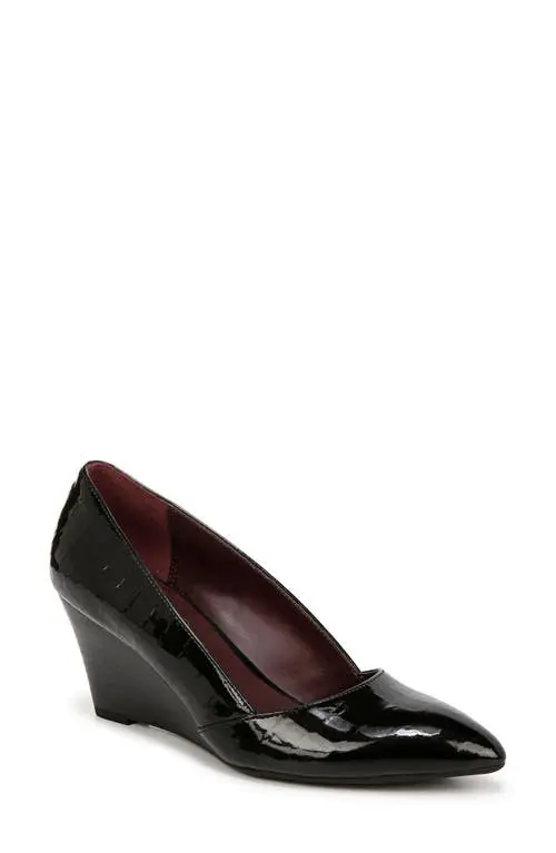 Franco Sarto Frankie Pointed Toe Wedge Pump - Black