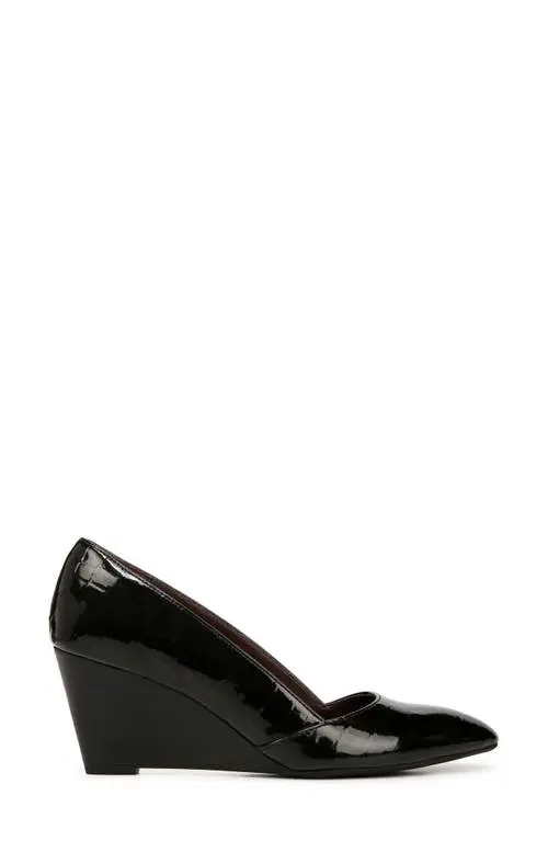 Franco Sarto Frankie Pointed Toe Wedge Pump - Black