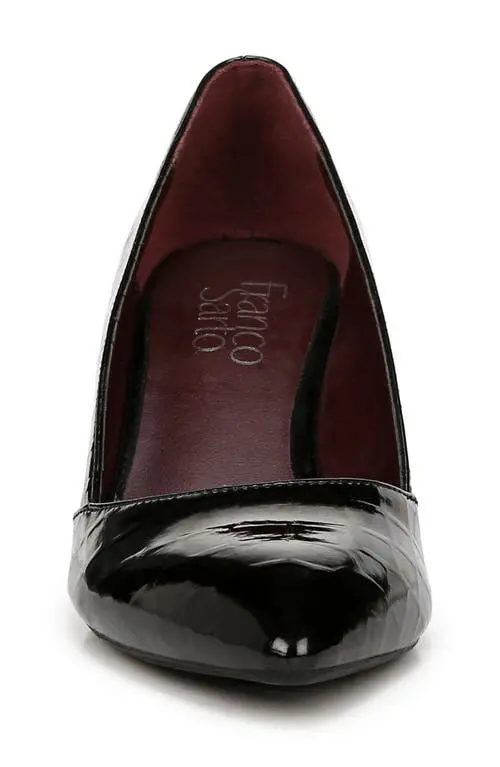 Franco Sarto Frankie Pointed Toe Wedge Pump - Black