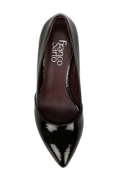 Franco Sarto Frankie Pointed Toe Wedge Pump - Black