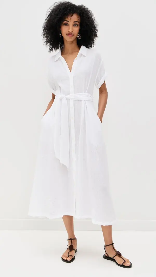 Xirena Caylin Gauze Midi Dress