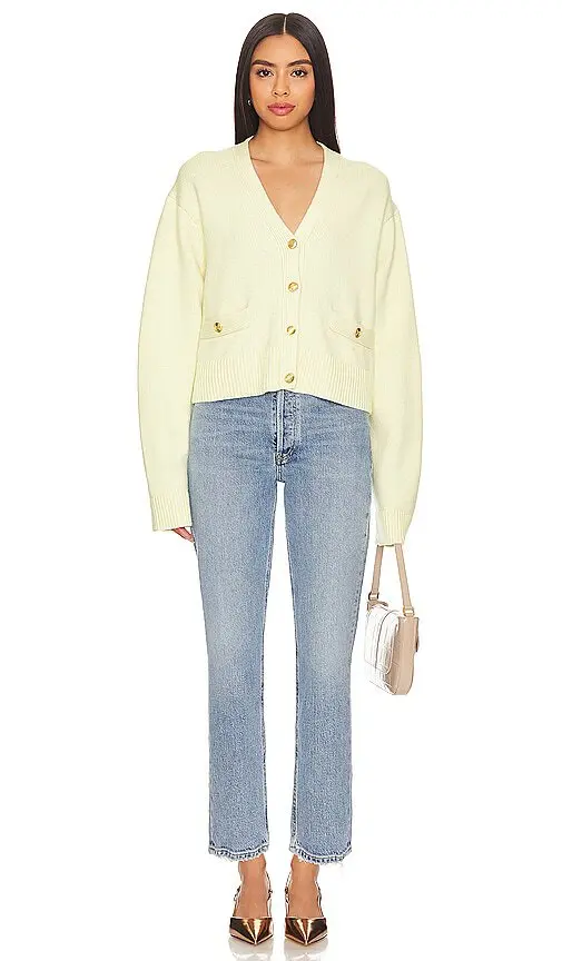 AGOLDE Riley High Rise Straight Crop Jeans - Hassle