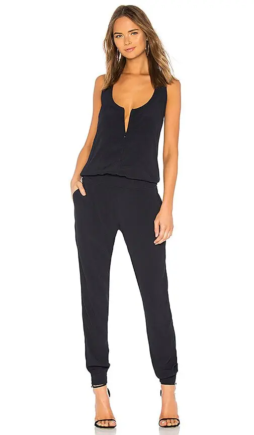Monrow Crepe Jumpsuit