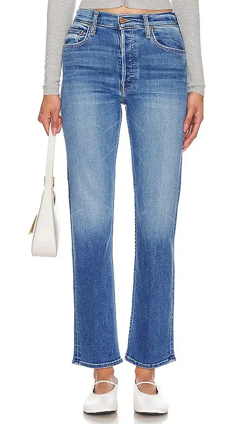 MOTHER The Tomcat Straight Leg Jeans - Layover