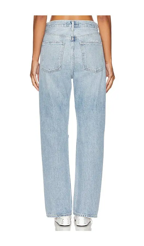 AGOLDE 90's Mid Rise Loose Fit Jeans In Denim-light