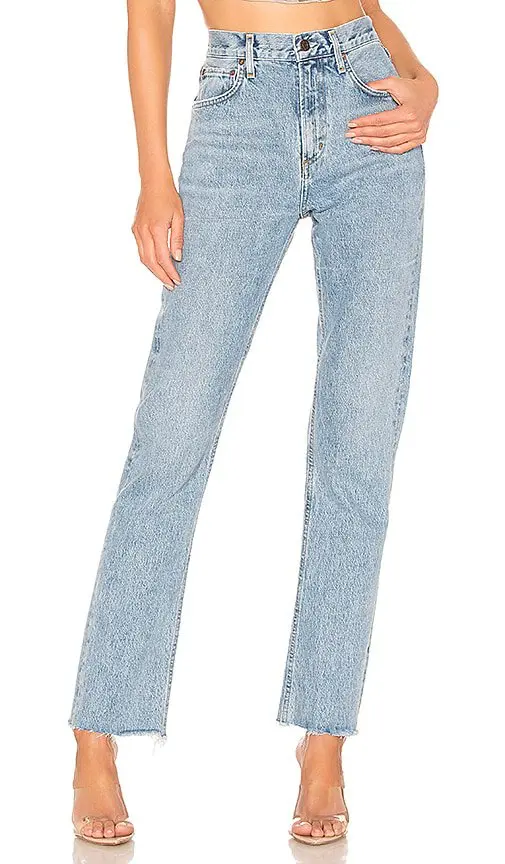 AGOLDE Cherie High Rise Straight Jeans