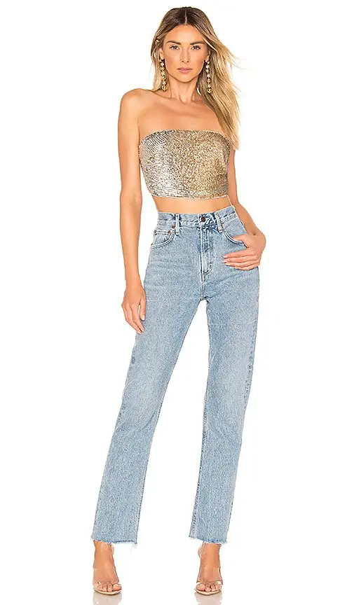AGOLDE Cherie High Rise Straight Jeans
