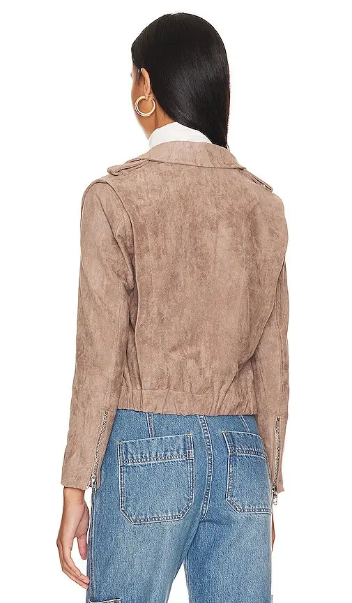Blanknyc Suede Moto Jacket - Chance Of Rain