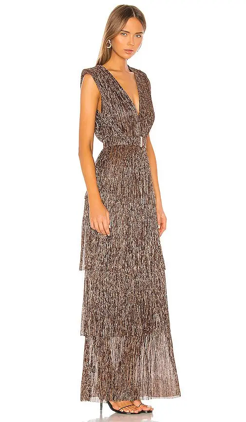 SABINA MUSAYEV Skylar Gown - Bronze