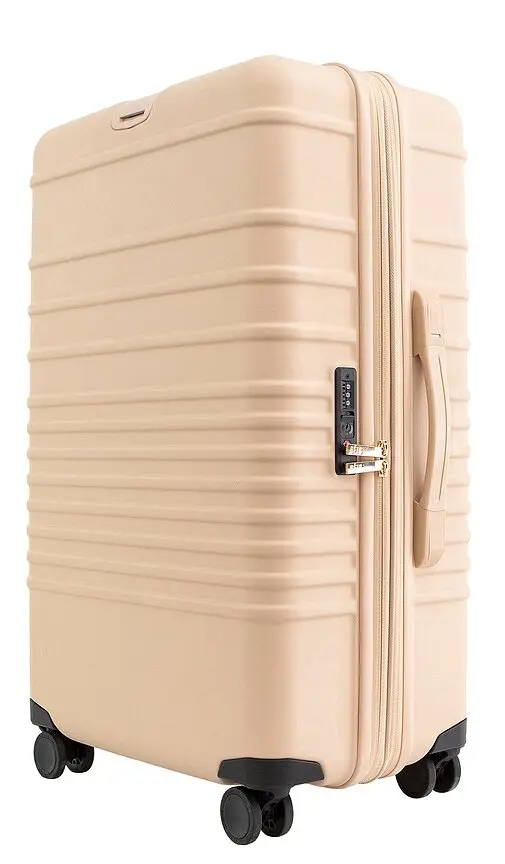 BEIS The Large Check-in Roller - Beige