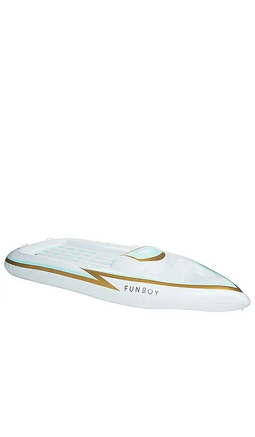 FUNBOY Yacht Inflatable Pool Float In White