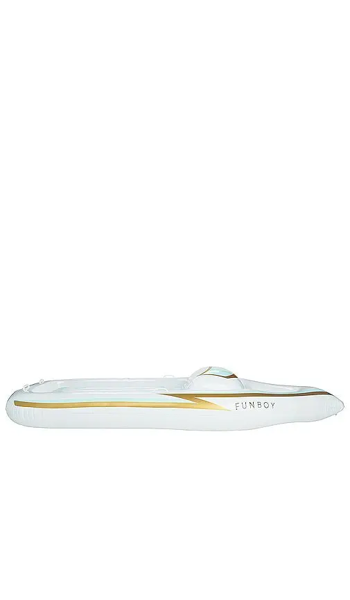 FUNBOY Yacht Inflatable Pool Float In White
