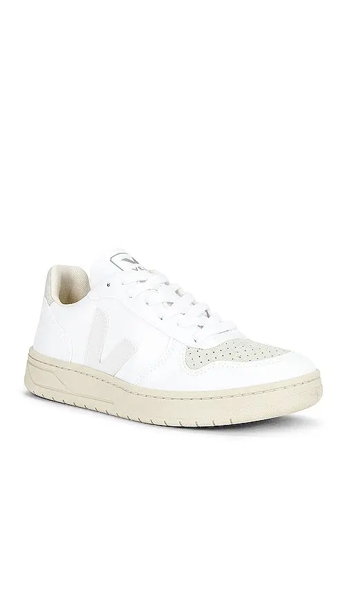 VEJA V-10 Sneaker - Full White & Natural