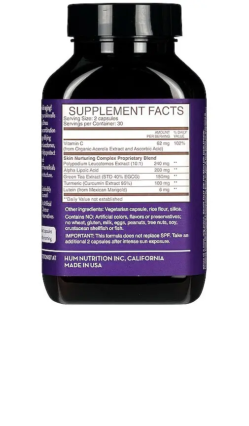 HUM Turn Back Time Turmeric Supplement