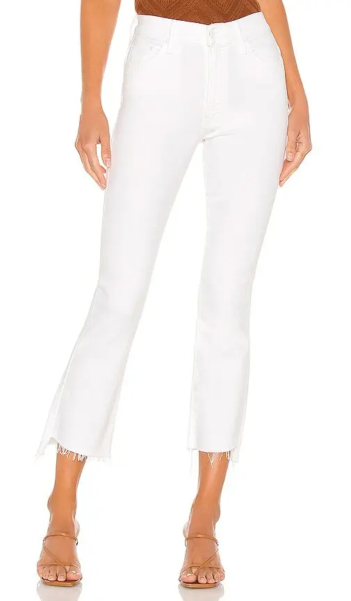 MOTHER Insider Crop Step Fray Jeans - Fairest Of Them All