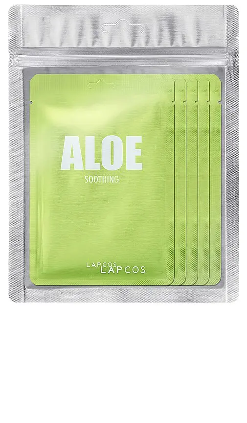 LAPCOS Aloe Daily Skin Mask 5 Pack - N,a