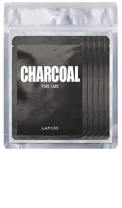 LAPCOS Charcoal Daily Skin Mask 5 Pack - N,a