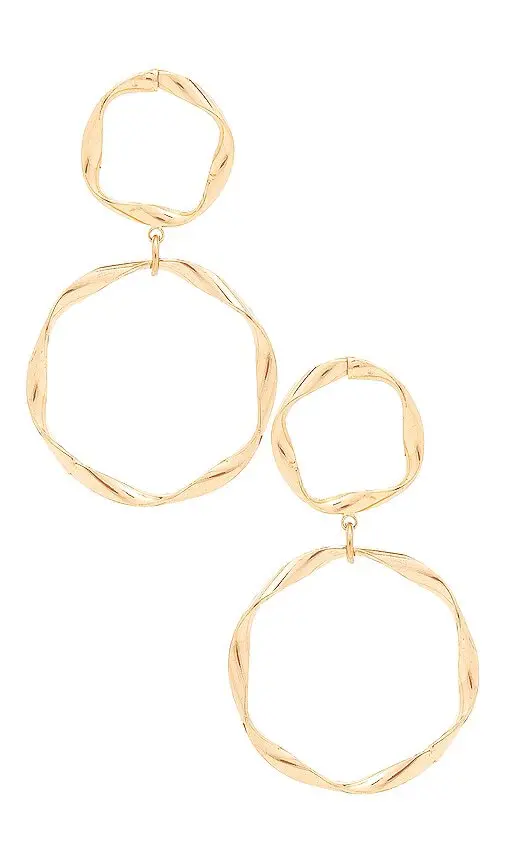 8 Other Reasons Hella Hoop Earrings - Gold