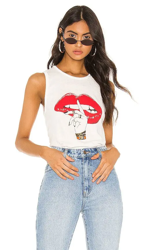 Lauren Moshi Graphic Tank
