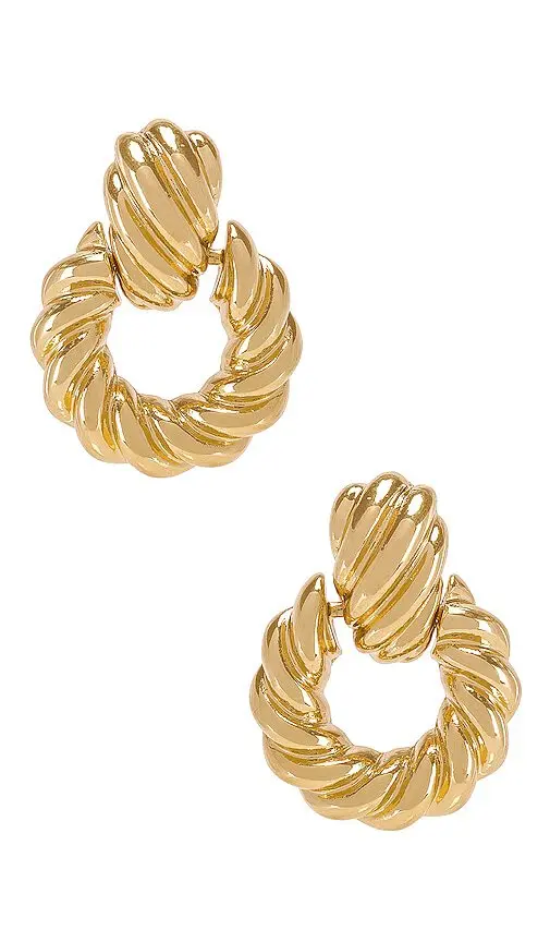 8 Other Reasons Rya Hoop Earrings - Gold