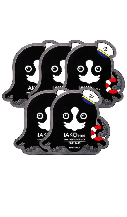 TONYMOLY Tako Pore One Shot Nose Pack 5 Pack - N,a