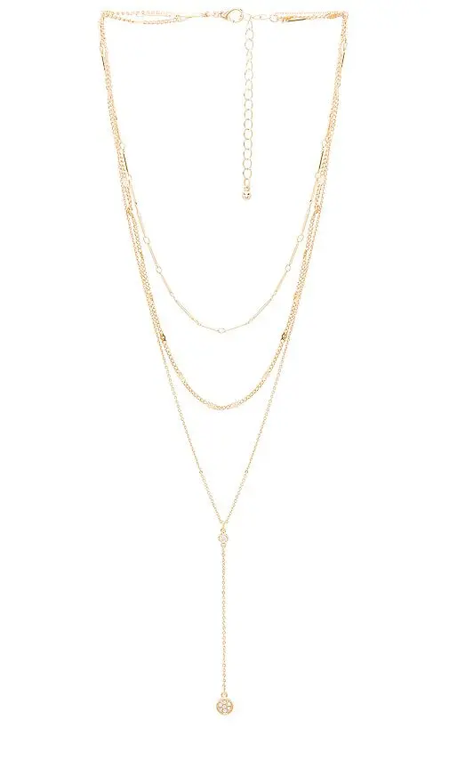 8 Other Reasons Shrine Lariat Necklace - Gold
