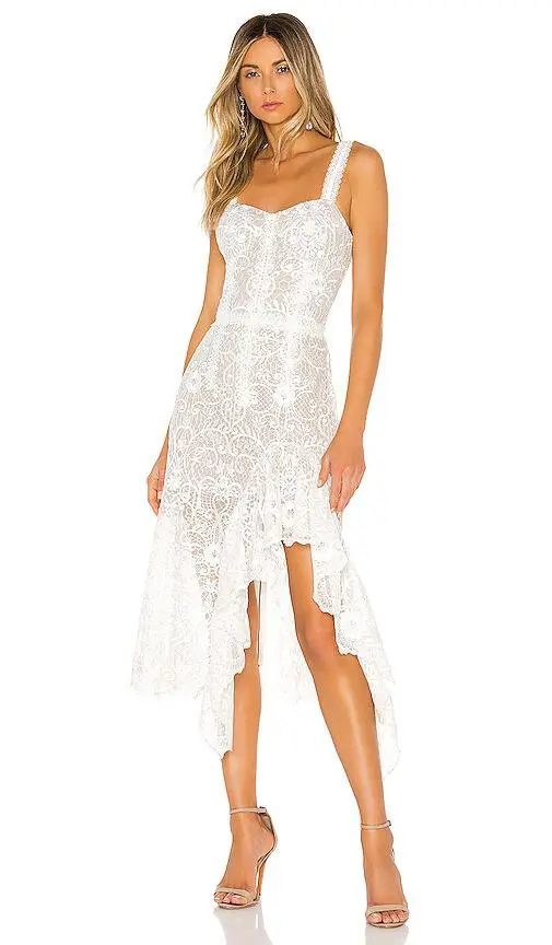 BRONX AND BRONCO Tiffany Blanc Dress - White