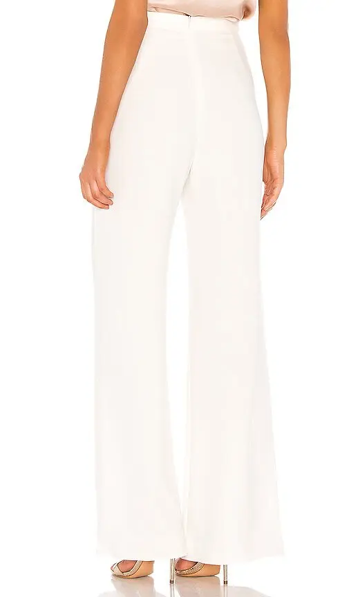 Amanda Uprichard Ariya Wide Leg Pant - Ivory