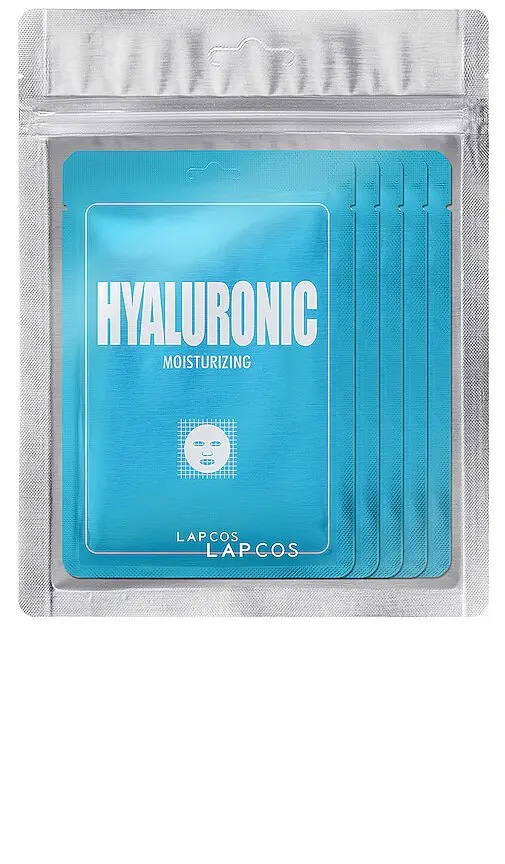 LAPCOS Hyaluronic Derma Mask 5 Pack - N,a