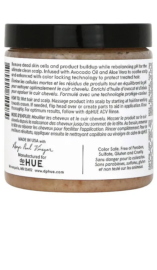 DPHUE Apple Cider Vinegar Scalp Scrub With Pink Himalayan Sea Salt - N,a