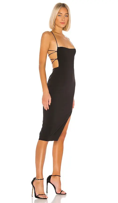 becky midi dress nbd Nbd Becky Midi Dress In Black - 40% Off