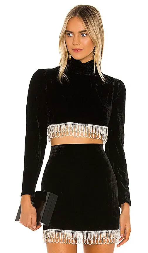 CAMILA COELHO Aliah Cropped Top