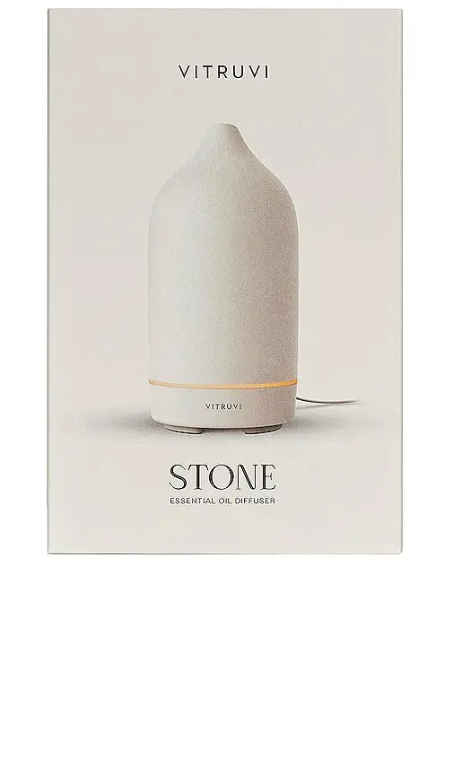 VITRUVI Stone Diffuser - White