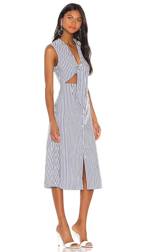L'academie The Yves Midi Dress