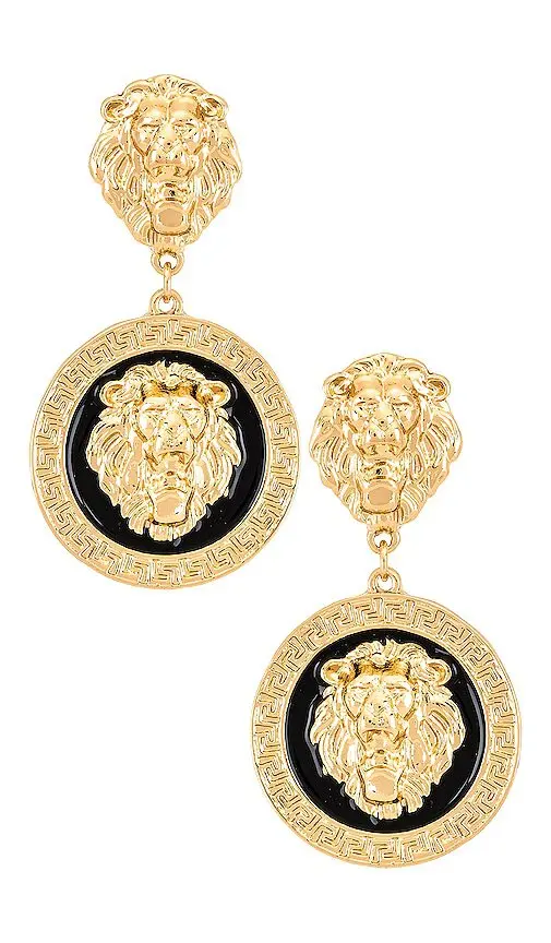 8 Other Reasons Sassy Stud Earrings - Black