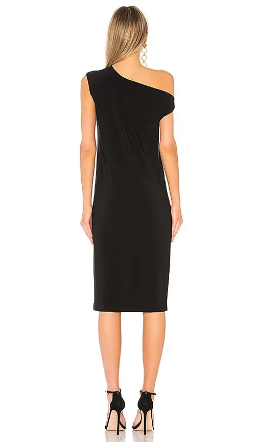 Norma Kamali Drop Shoulder Sleeveless Dress