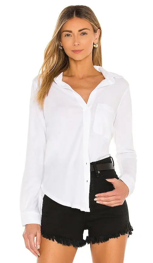 BOBI Light Weight Jersey Button Down