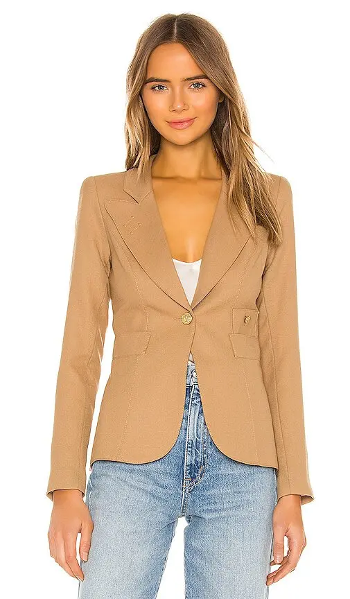 Smythe Classic Duchess Blazer - Camel