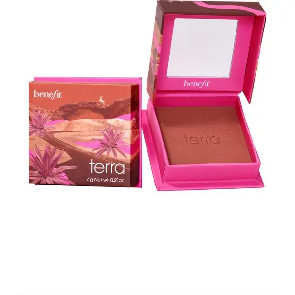 BENEFIT COSMETICS Wanderful World Silky Soft Powder Blush - Terra