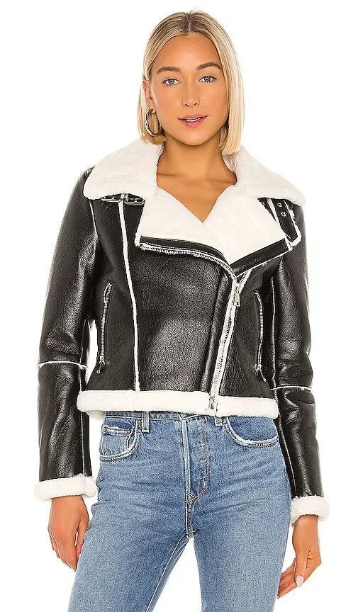 Superdown Genna Zip Up Jacket