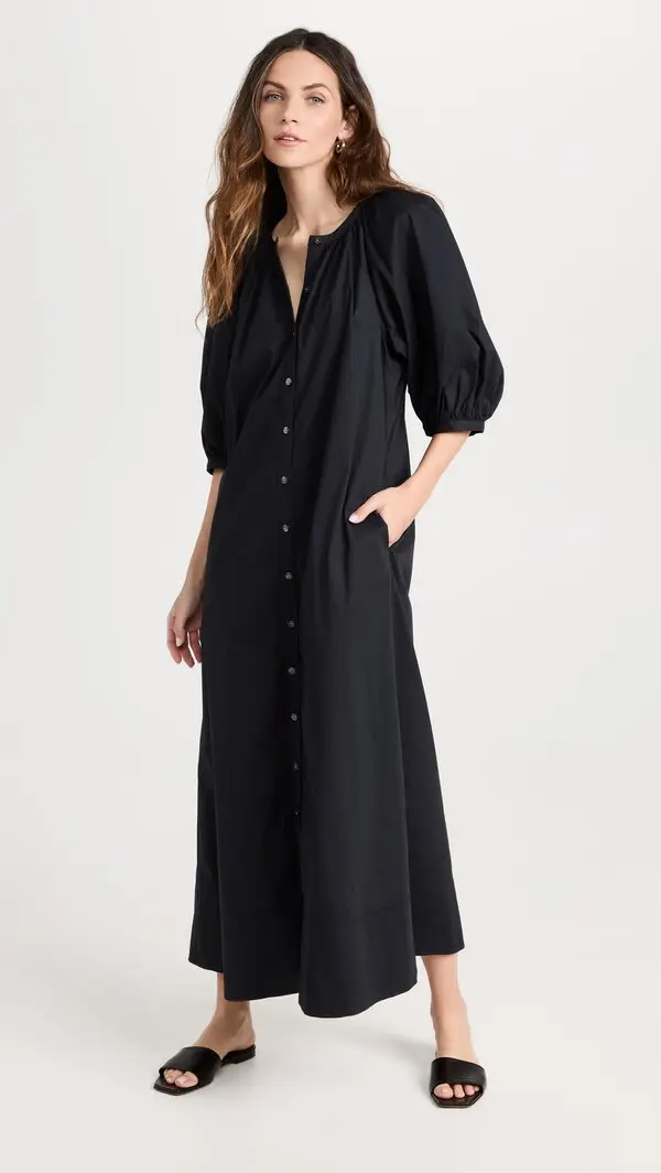 Staud Vincent Maxi Dress - Black