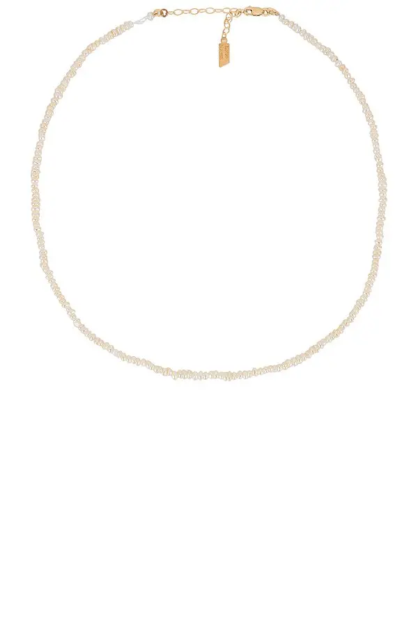 LOREN STEWART Baby Pearl Choker - 14k Yellow Gold