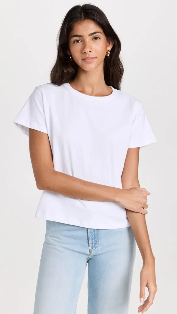 LESET The Margo Cotton T-shirt - White