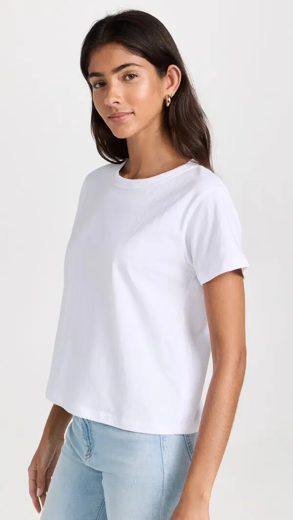 LESET The Margo Cotton T-shirt - White