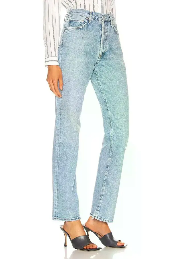 AGOLDE Lana Straight Jeans - Riptide