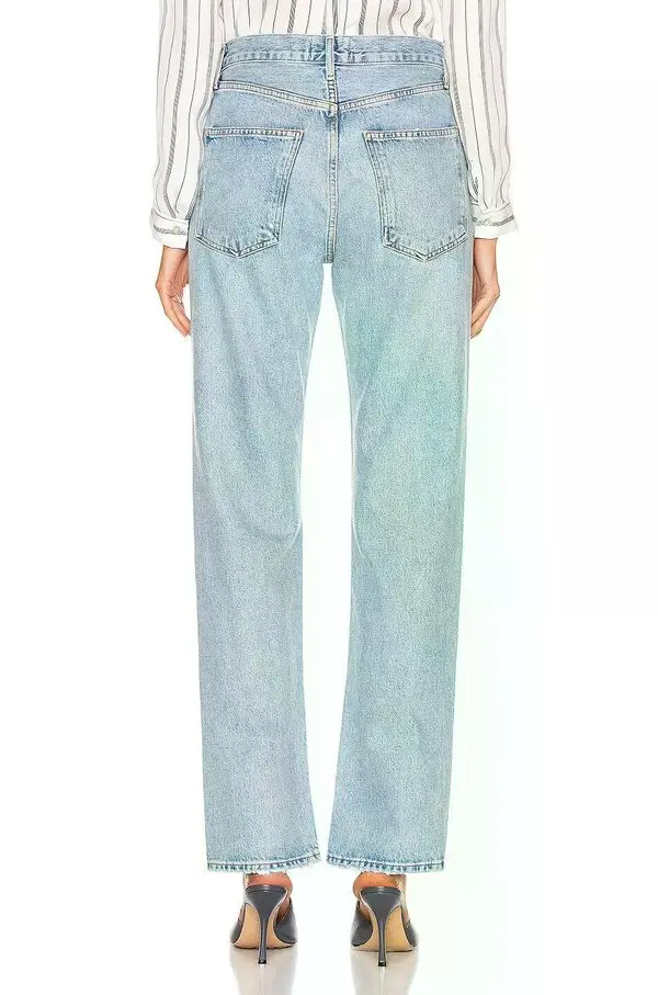 AGOLDE Lana Straight Jeans - Riptide