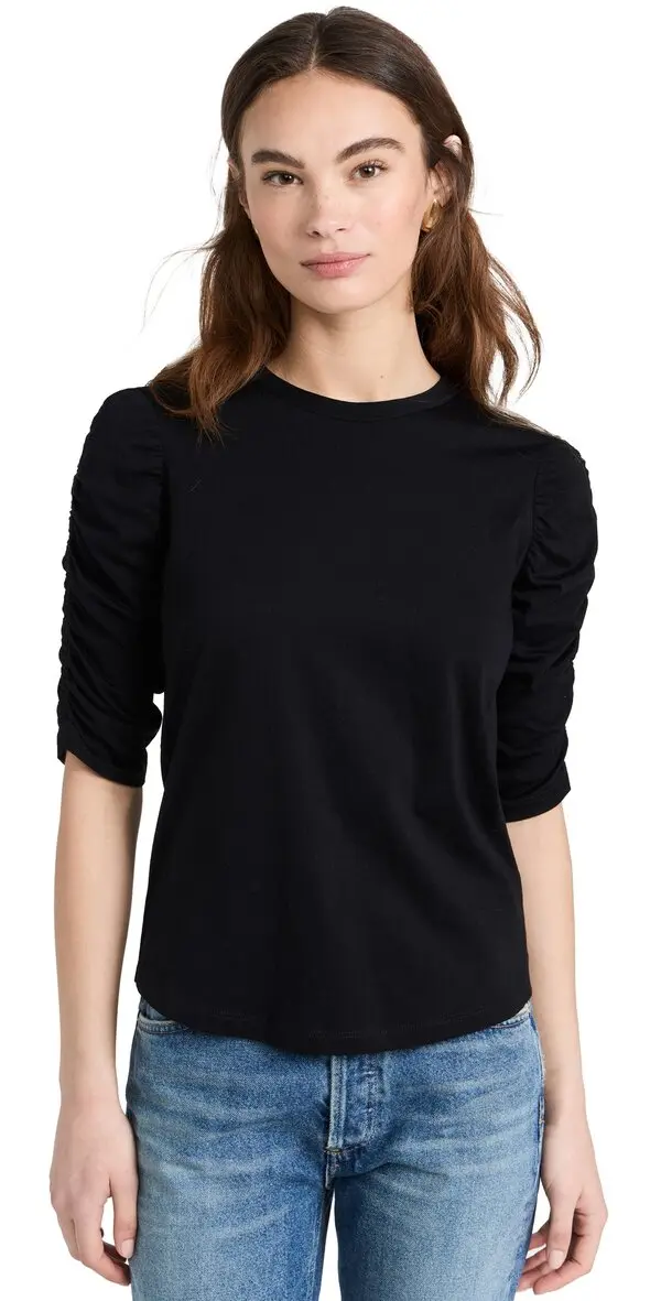 Veronica Beard Waldorf Tee - Black