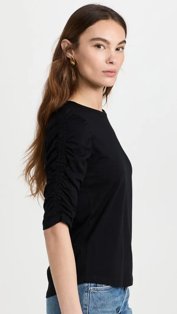 Veronica Beard Waldorf Tee - Black