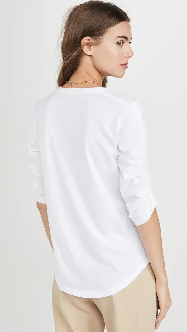 Veronica Beard Waldorf Tee - White
